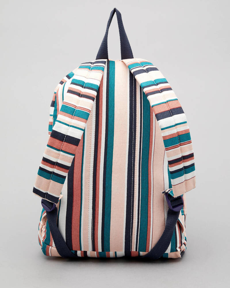 Shop Roxy Sugar Baby Backpack In Mood Indigo Soul Stripes - Fast ...