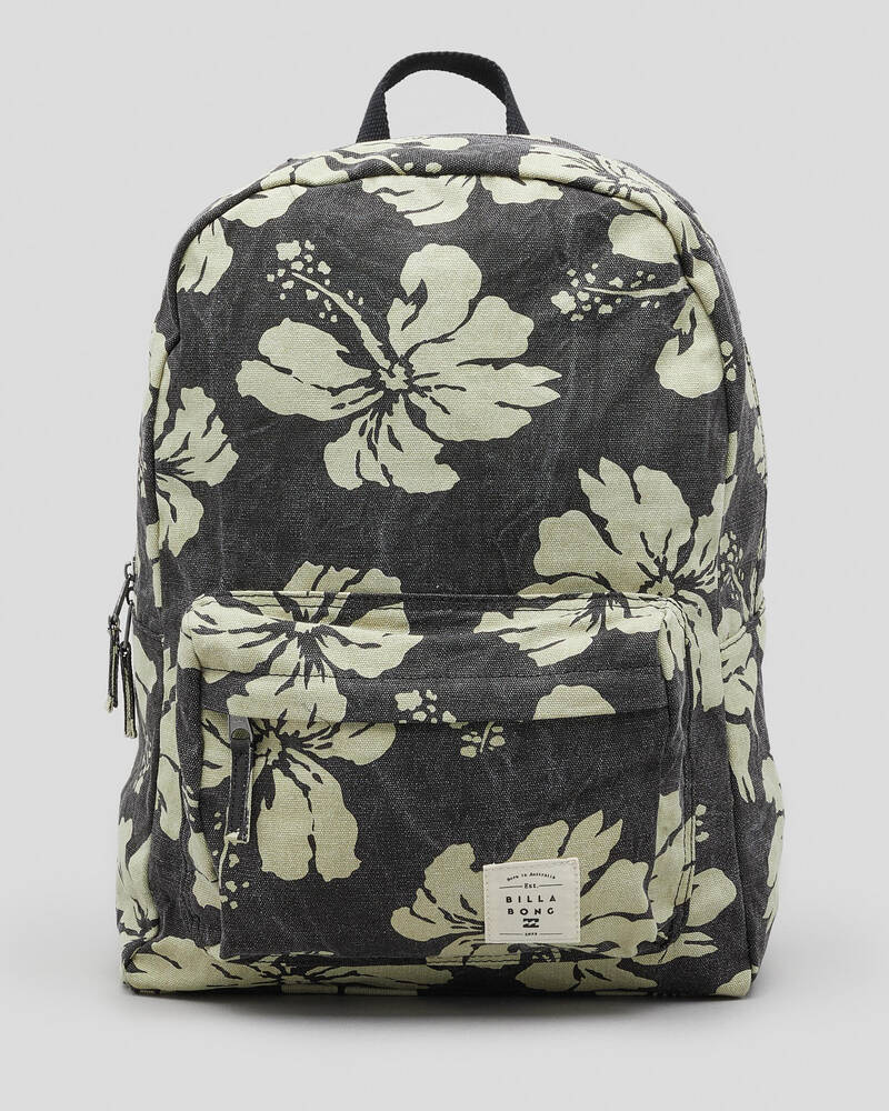 Shop Billabong Schools Out Backpack In Off Black - Fast Shipping & Easy ...
