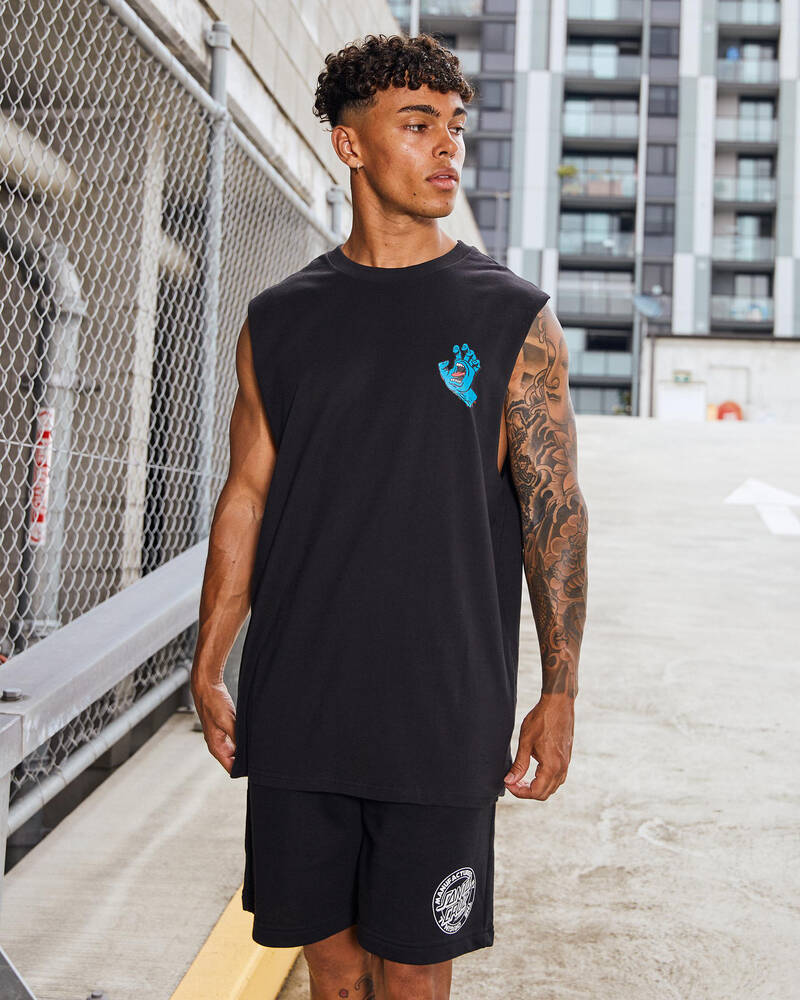 Santa Cruz Screaming Hand Muscle Tank In Black | City Beach Australia