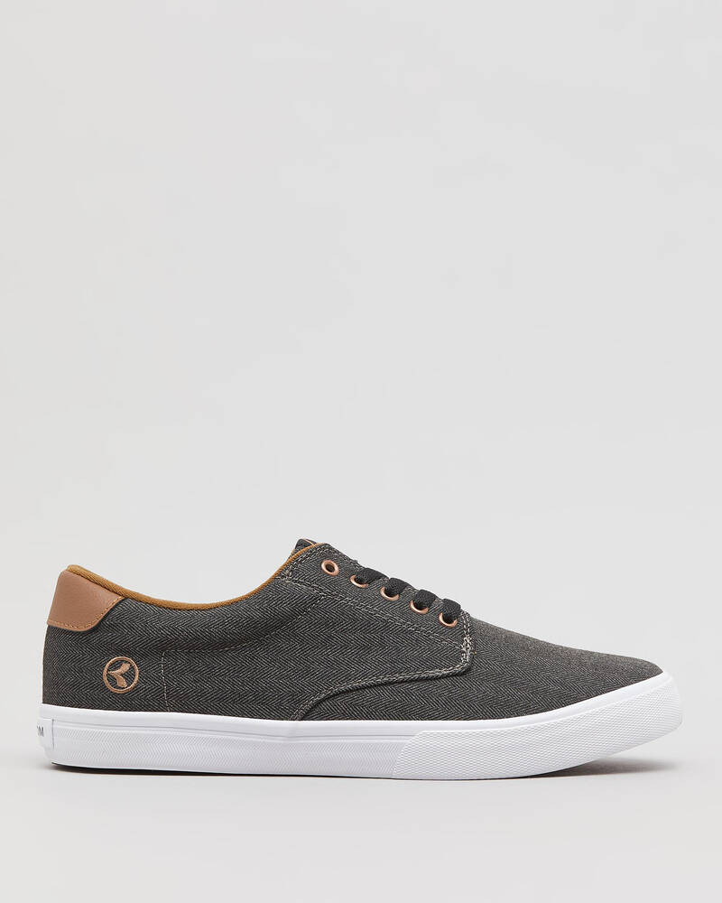 Shop Kustom Profile Shoes In Grey Herringbone - Fast Shipping & Easy ...