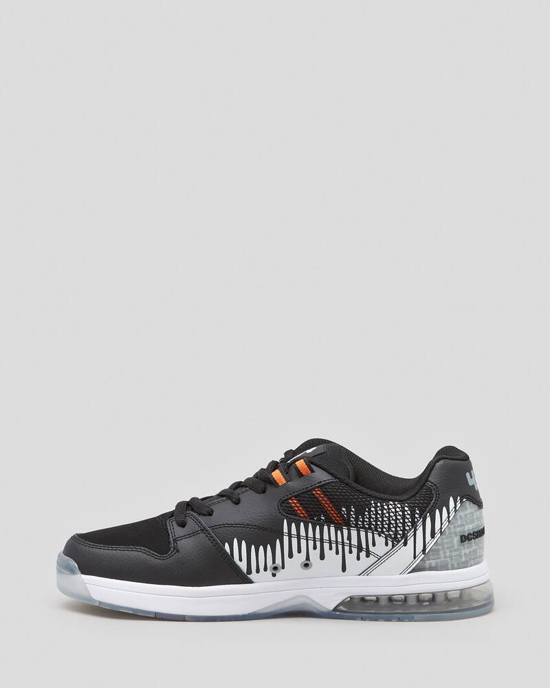 Shop DC Shoes Versatile KB Shoes In Black/white/orange - Fast Shipping ...