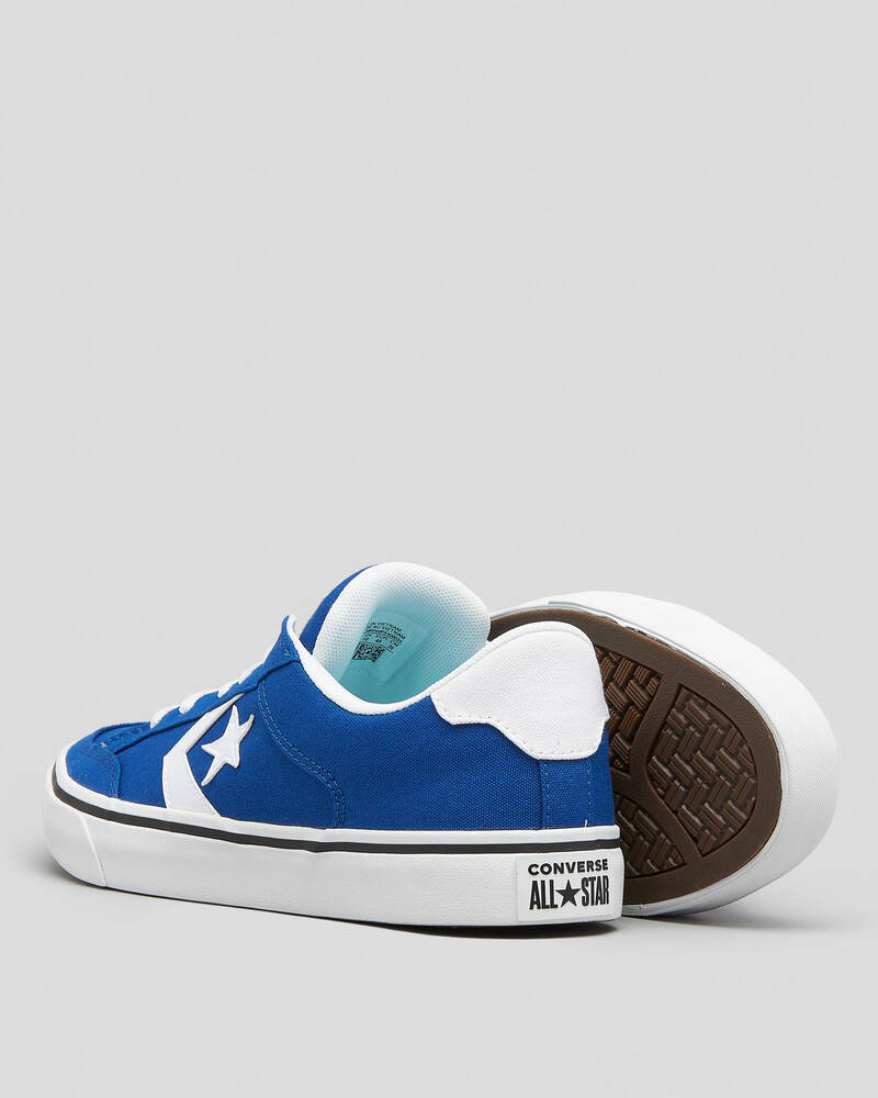 Shop Converse Tobin Low-Cut Shoes In Blue/white/white - Fast Shipping ...
