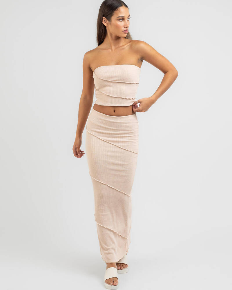 Shop Mooloola Persei Tube Top In Seashell - Fast Shipping & Easy ...