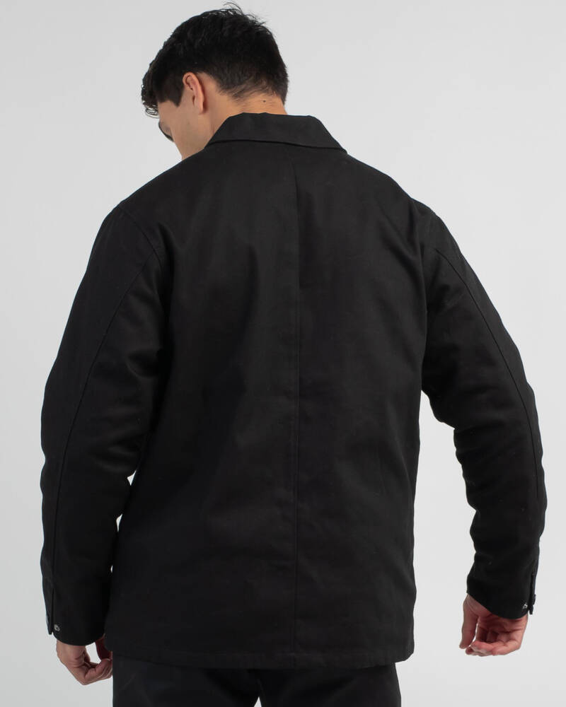 Shop Dexter Hidden Jacket In Black - Fast Shipping & Easy Returns ...
