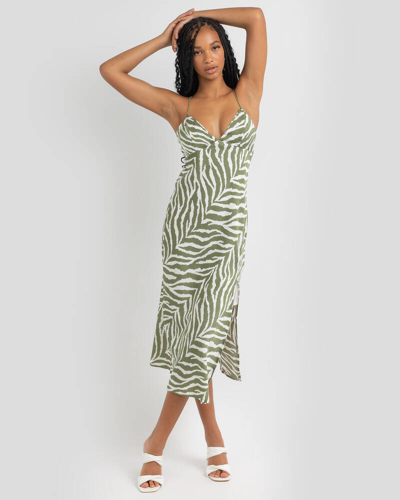 Shop Rumor Kat Dress In Green - Fast Shipping & Easy Returns - City ...