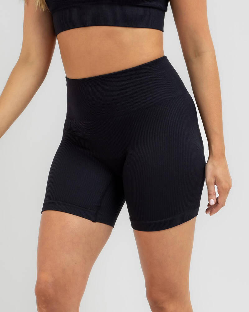 Shop Ava And Ever Hailey Bike Shorts In Black - Fast Shipping & Easy ...