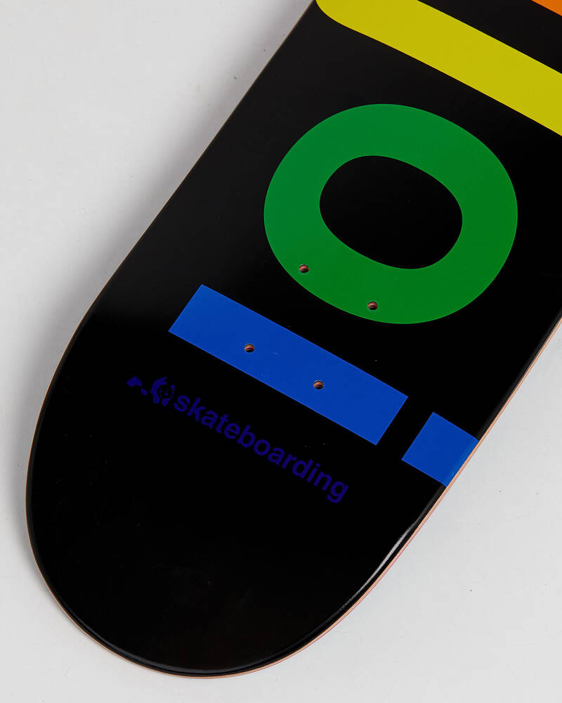 Shop Enjoi Spectrum R7 8.25" Skateboard Deck In Black - Fast Shipping ...