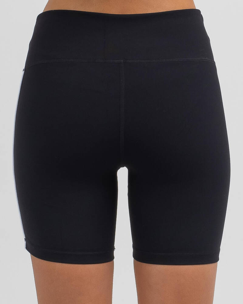 Shop Jetpilot Flora Shorts In Black/black - Fast Shipping & Easy ...