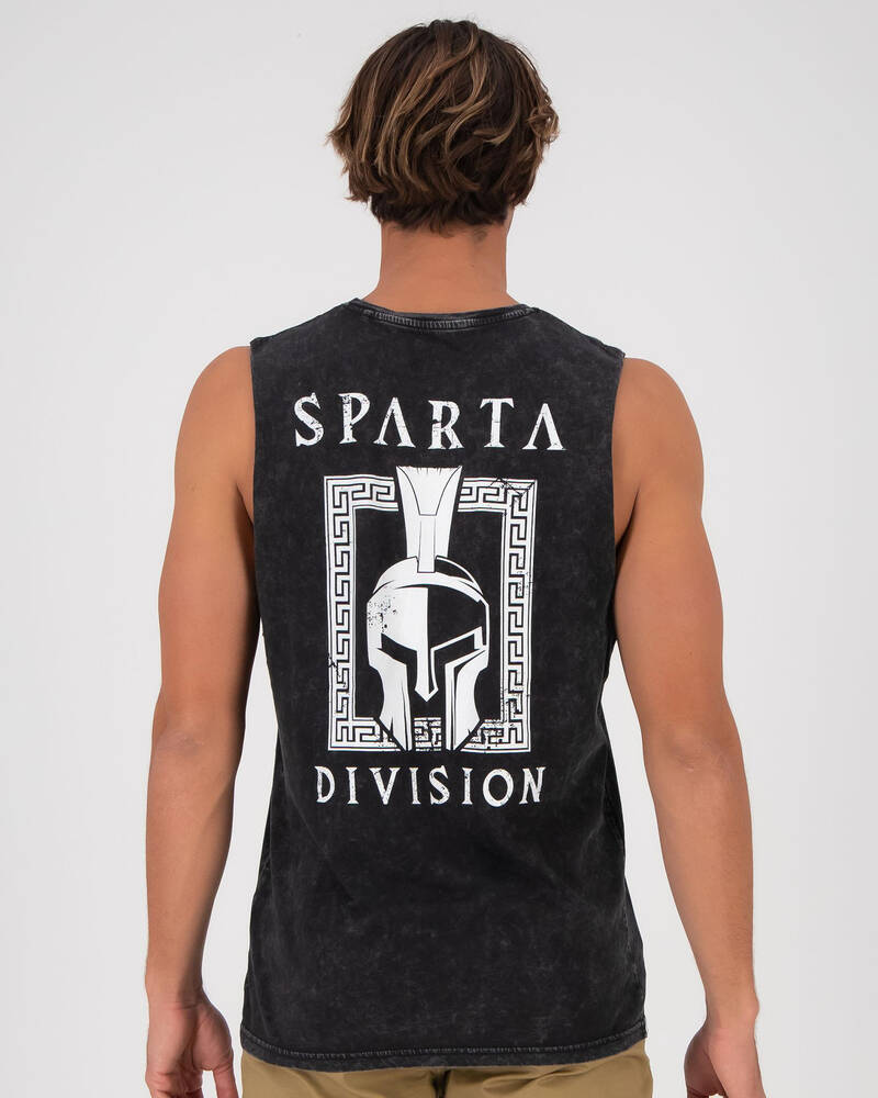 Shop Sparta Cut Muscle In Black Acid - Fast Shipping & Easy Returns ...
