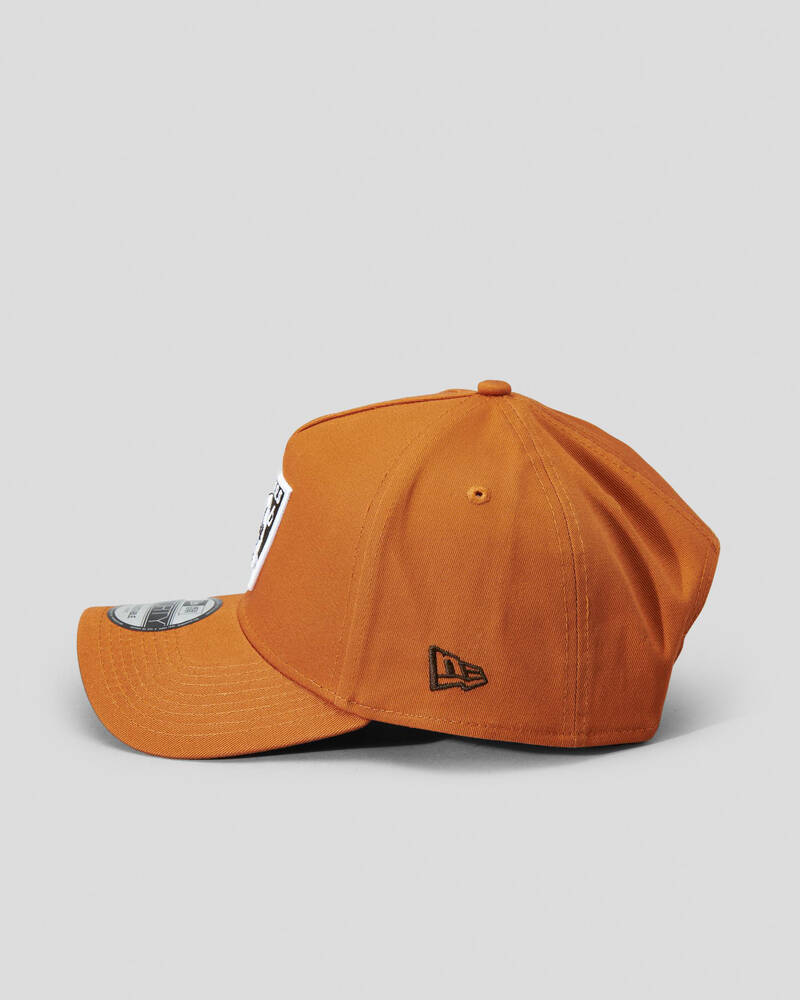 Shop New Era Las Vegas Raiders 9Forty A-Frame Cap In Salted Caramel ...