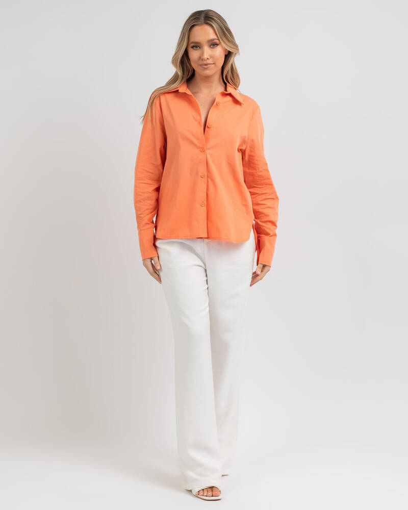 Shop Winnie & Co Malcolm Shirt In Orange - Fast Shipping & Easy Returns ...