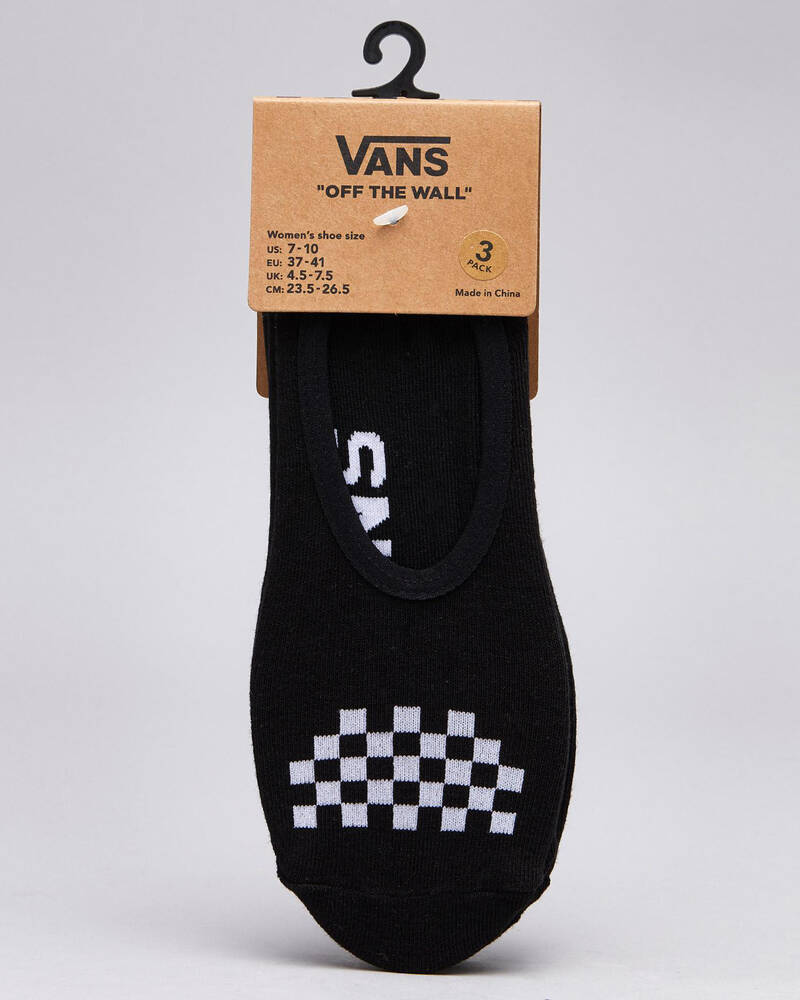 Shop Vans Womens Canoodle Sock Pack In Black - Fast Shipping & Easy ...