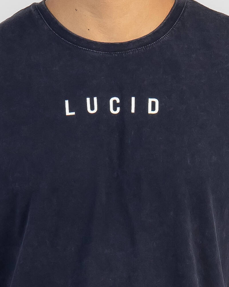 Shop Lucid Wreckage Muscle Tank In Navy Acid - Fast Shipping & Easy ...