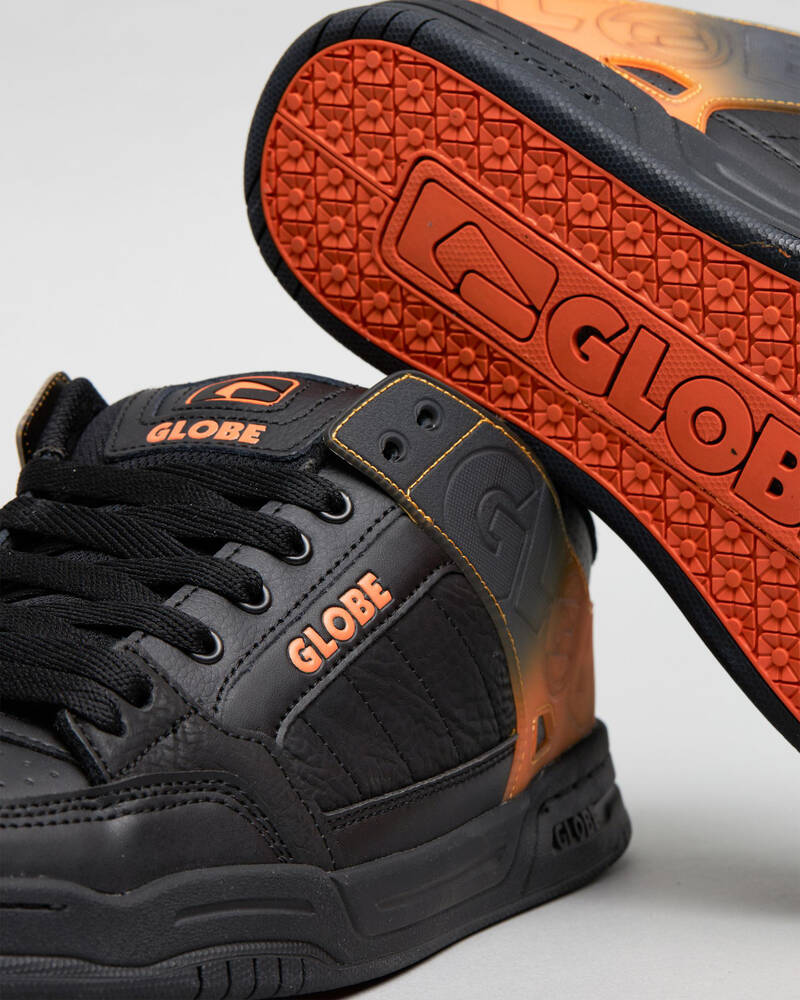 Shop Globe Tilt Shoes In Black/orange Fade - Fast Shipping & Easy ...