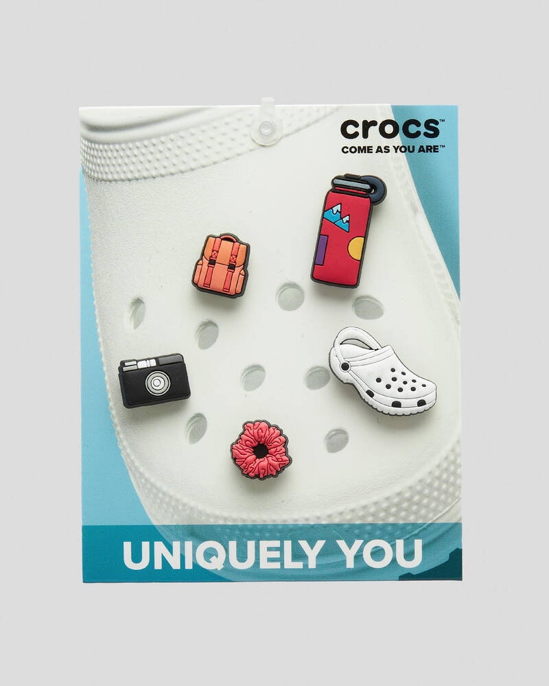 Shop Crocs Vacay Girls Jibbitz 5 Pack In Multi - Fast Shipping & Easy ...