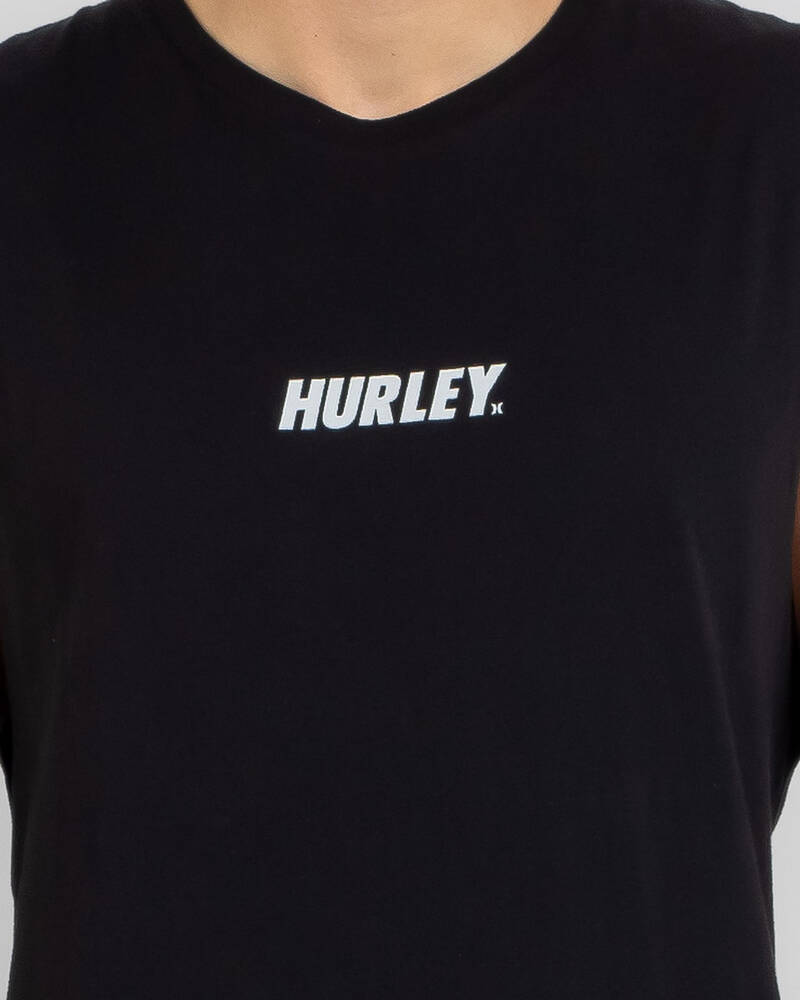 Shop Hurley Fastlane Tank In Blk - Fast Shipping & Easy Returns - City ...