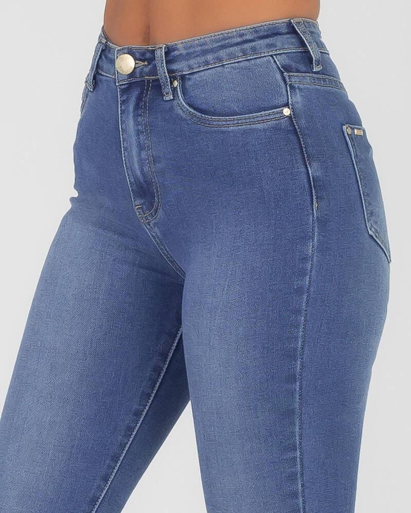 Shop Ava And Ever Chicago Jeans In Dark Mid - Fast Shipping & Easy ...