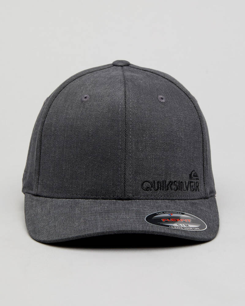 Shop Quiksilver Sidestay Cap In Medium Grey Heather - Fast Shipping ...