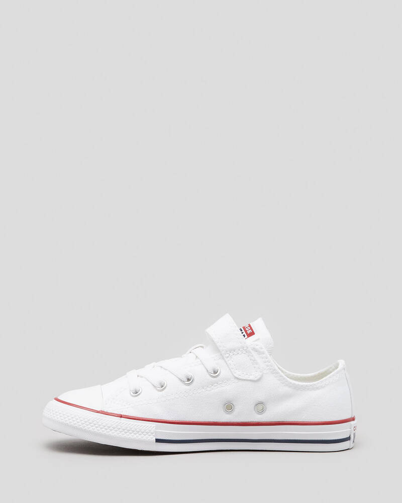 Shop Converse Junior Boys' Chuck Taylor All Star V Lo-Cut Shoes In ...