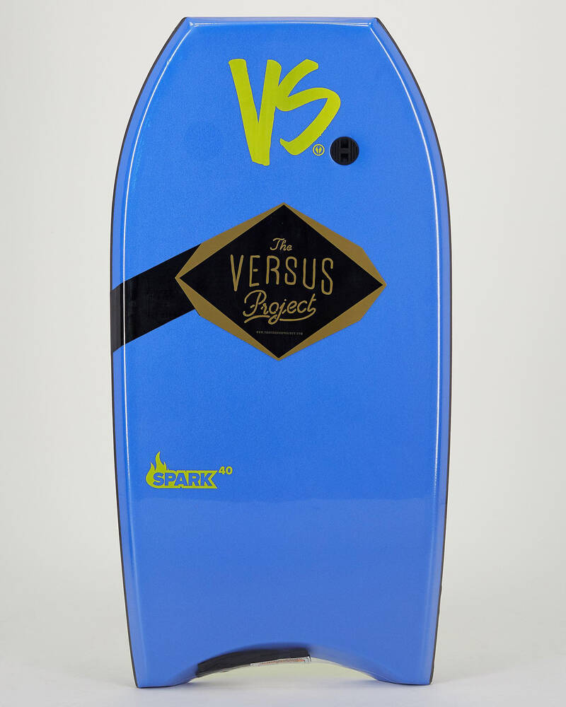 Shop Versus Spark 40" Bodyboard In Light Blue/fluro Yellow - Fast ...