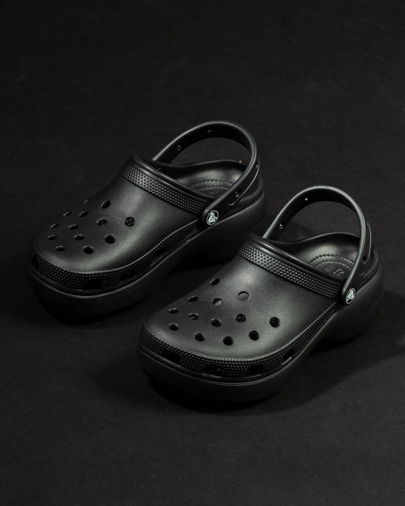 Crocs Classic Platform Clogs In Black - Fast Shipping & Easy Returns ...