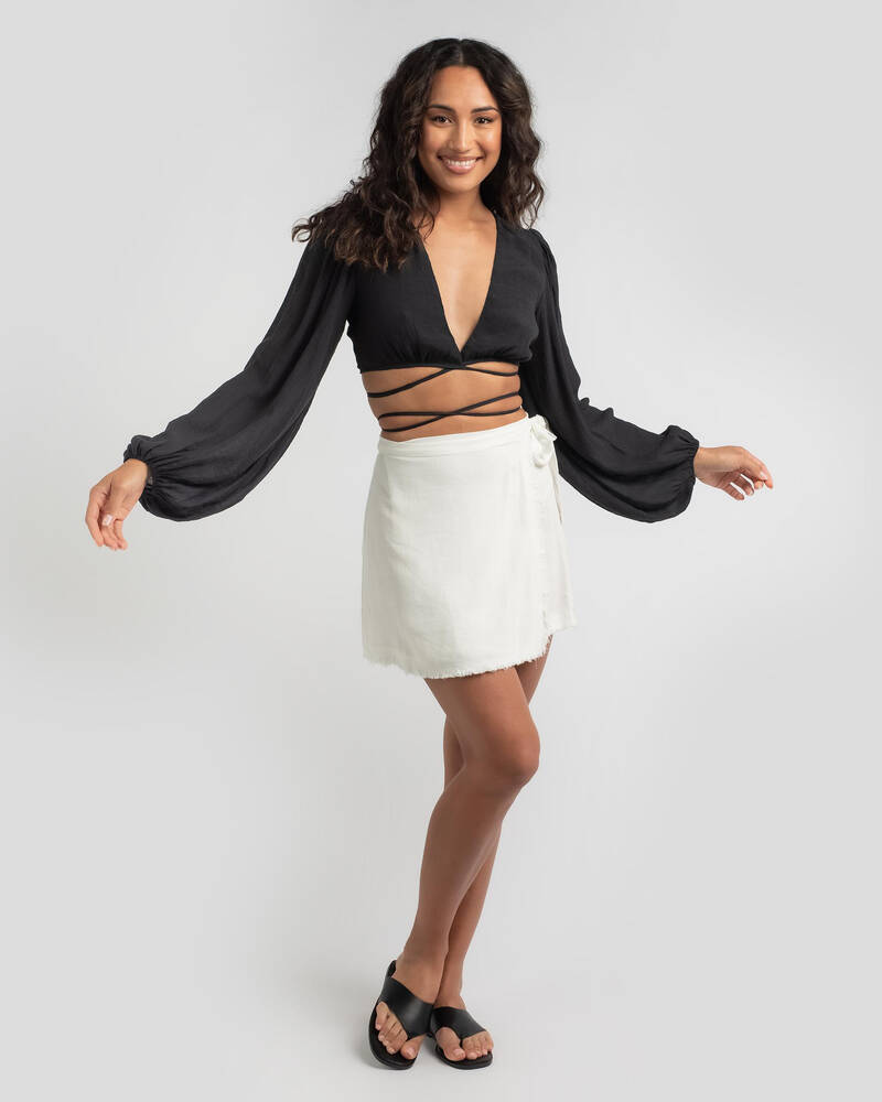 Shop Ava And Ever Muse Top In Black - Fast Shipping & Easy Returns ...