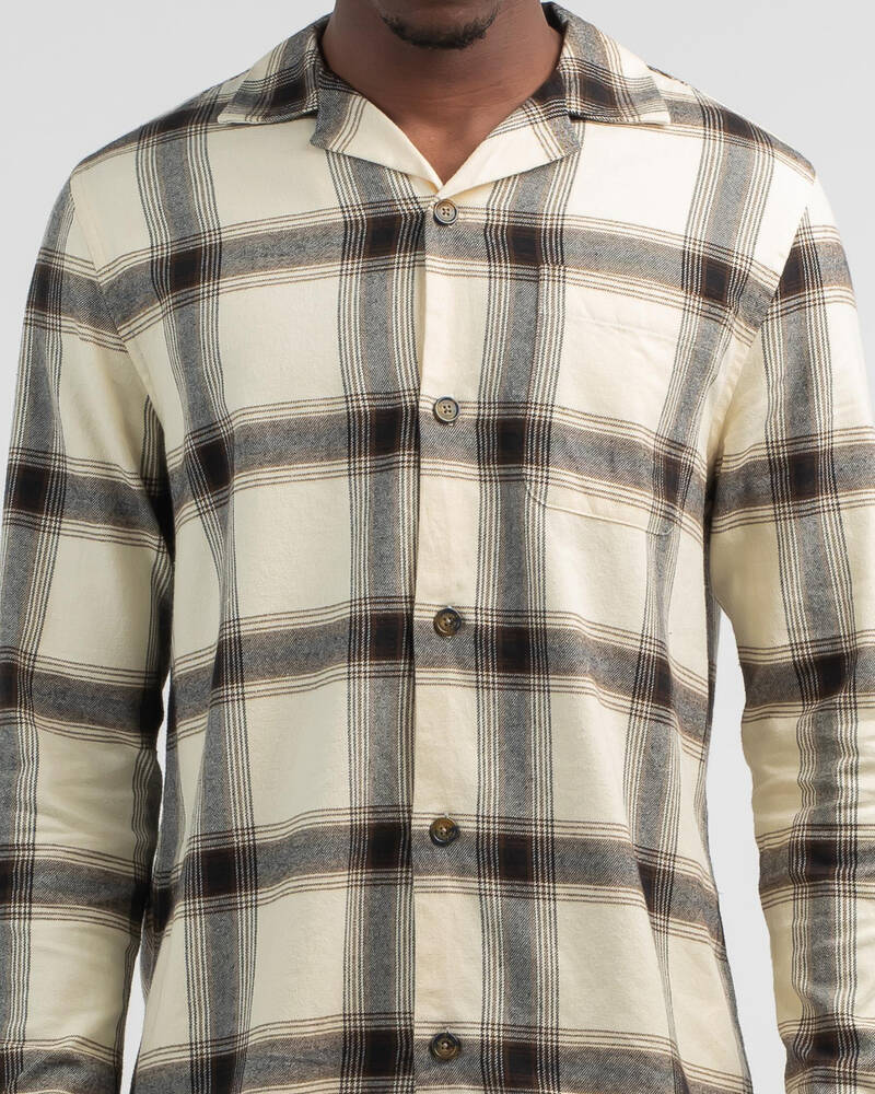Shop Academy Brand Clemente Long Sleeve Shirt In Winter White - Fast ...