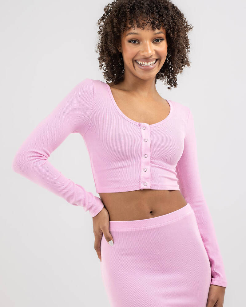 Shop Thanne Whitney Top In Pink - Fast Shipping & Easy Returns - City ...