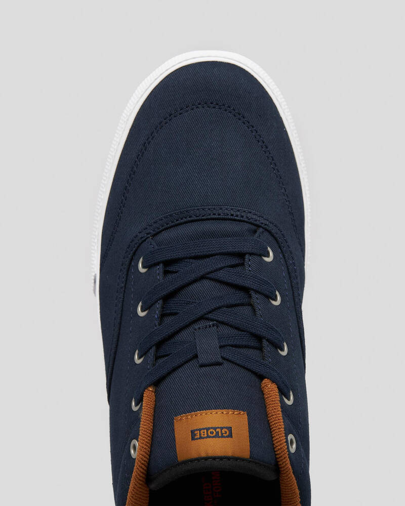 Shop Globe Tribe Shoes In Navy Twill/white - Fast Shipping & Easy ...