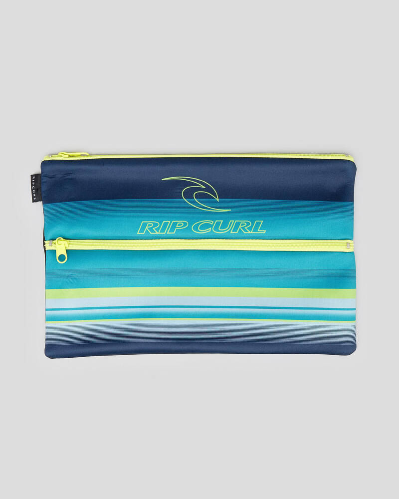 Shop Rip Curl X Large Pencil Case In Blue - Fast Shipping & Easy ...