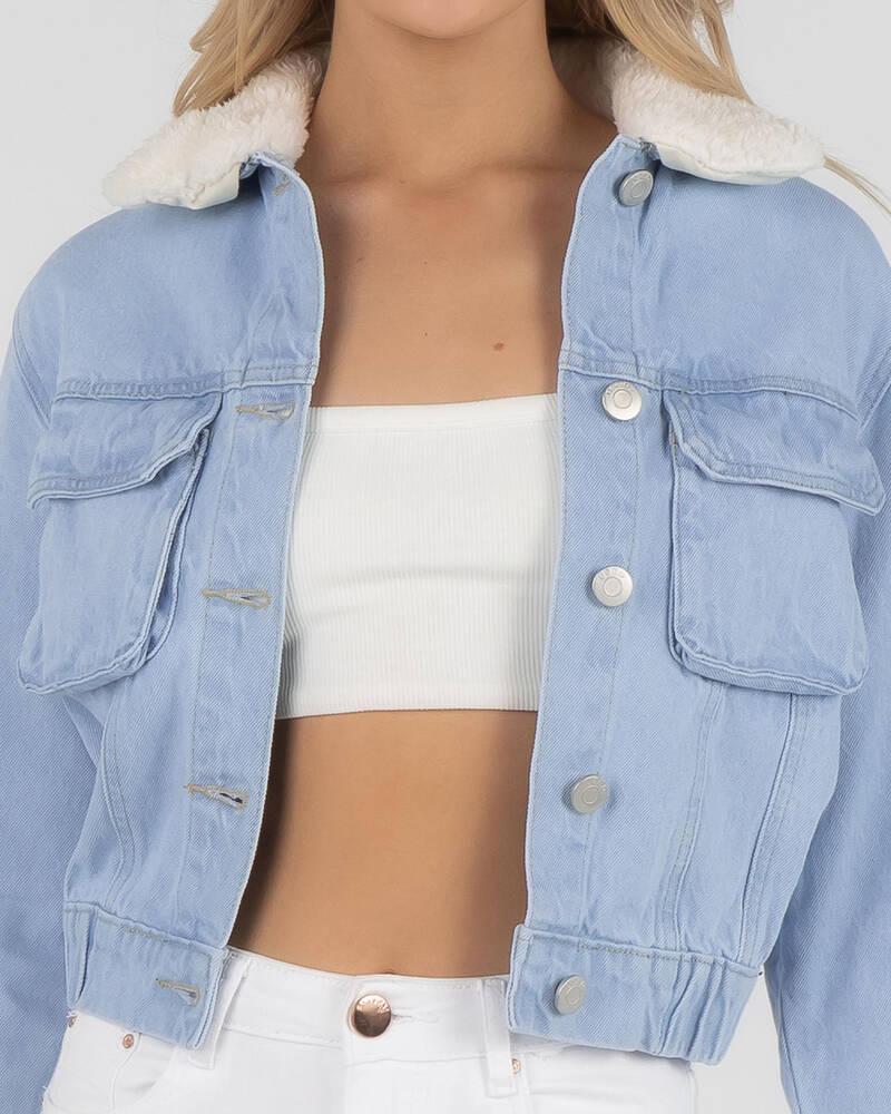 Shop Used Tyla Jacket In Light Mid - Fast Shipping & Easy Returns ...