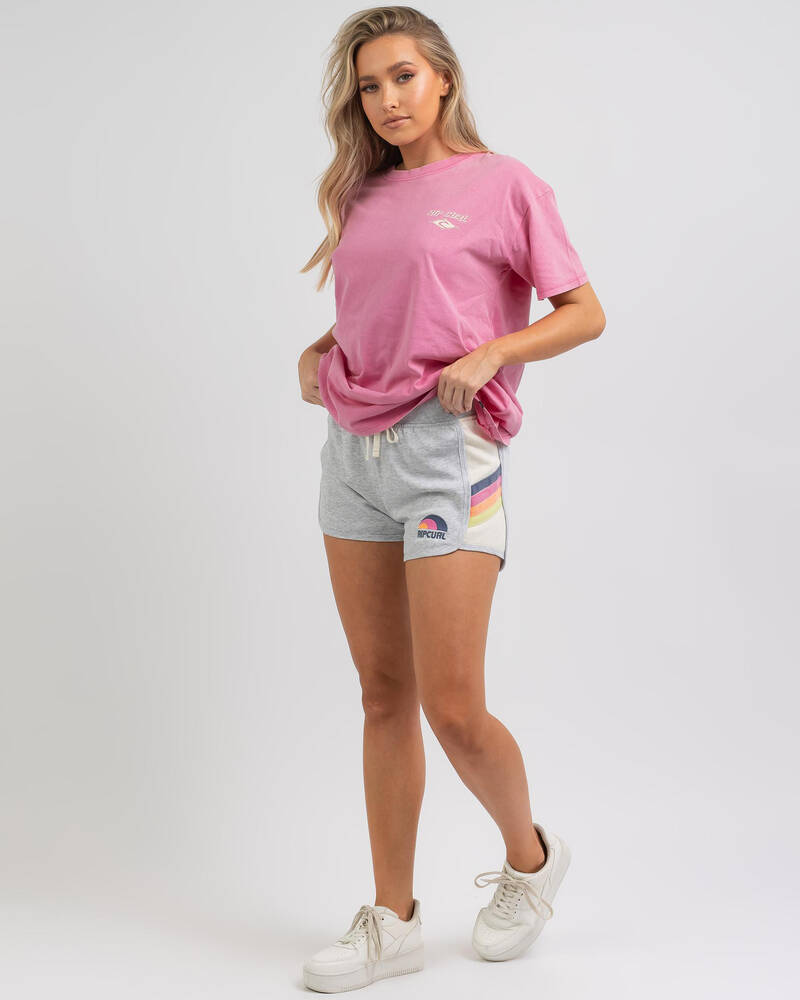 Shop Rip Curl Surf Revival Wave Shorts In Light Grey Heather - Fast ...