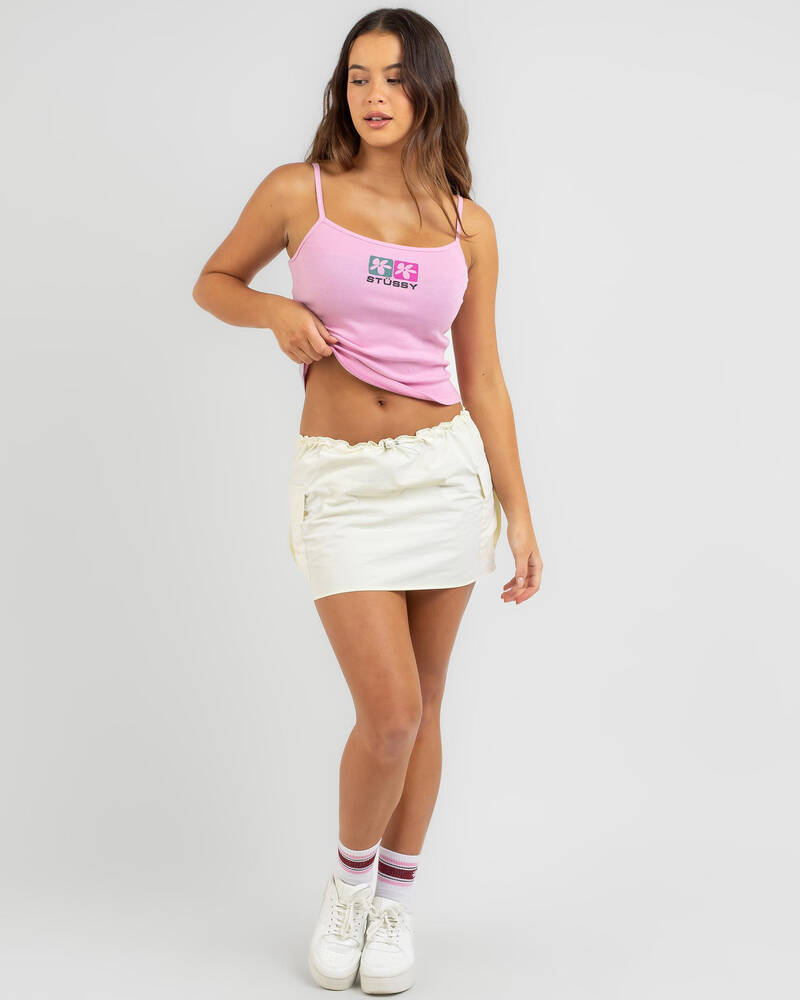 Shop Stussy Daisy Singlet In Lemonade - Fast Shipping & Easy Returns ...