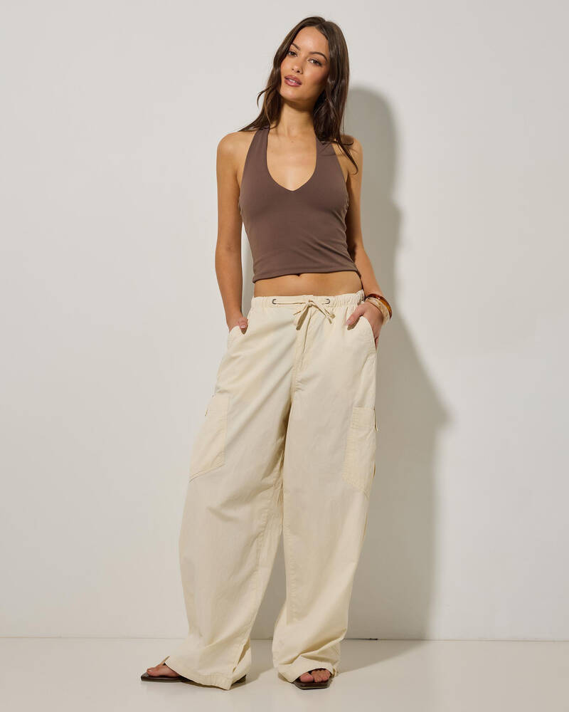 Shop Ava And Ever Hawk Pants In Alabaster - Fast Shipping & Easy ...