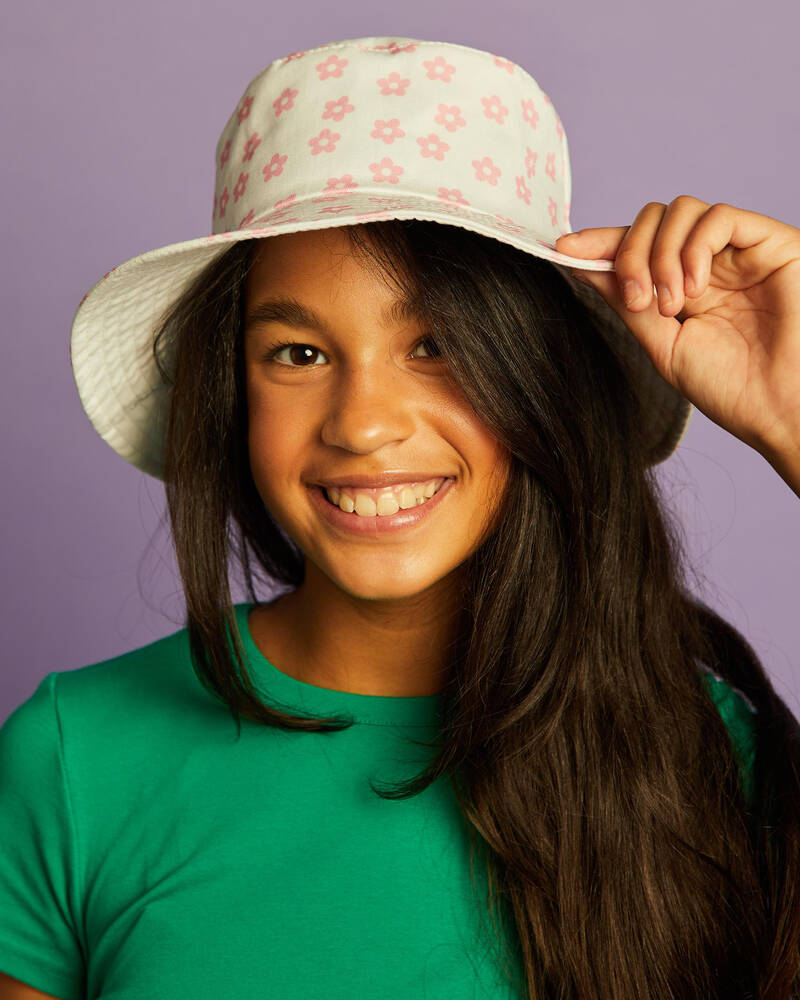 Shop Ava And Ever Girls' Posie Bucket Hat In Pink - Fast Shipping ...