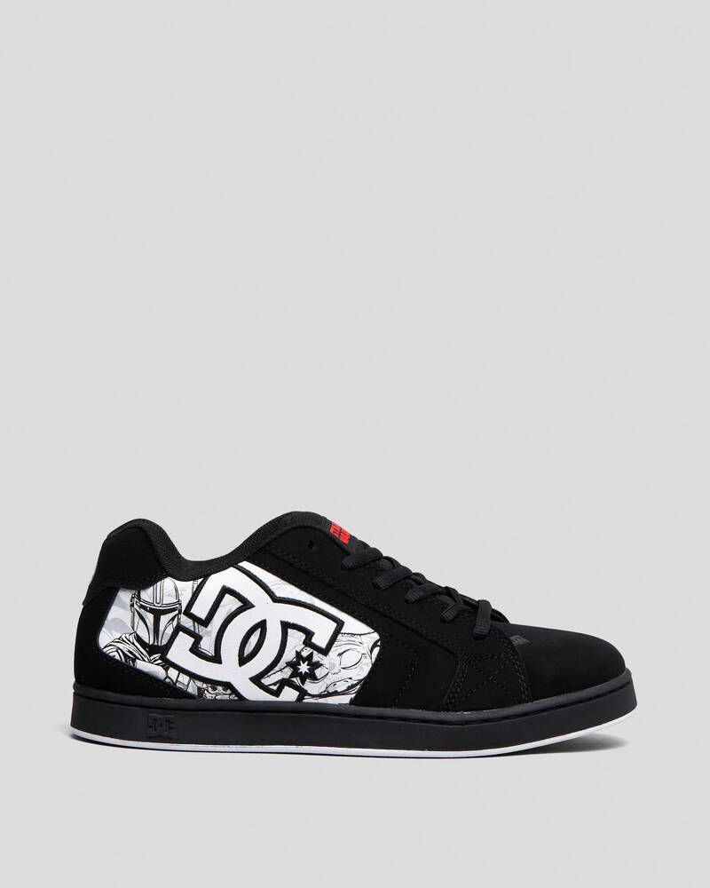 Shop DC Shoes SW Net Shoes In Black/white/grey - Fast Shipping & Easy ...