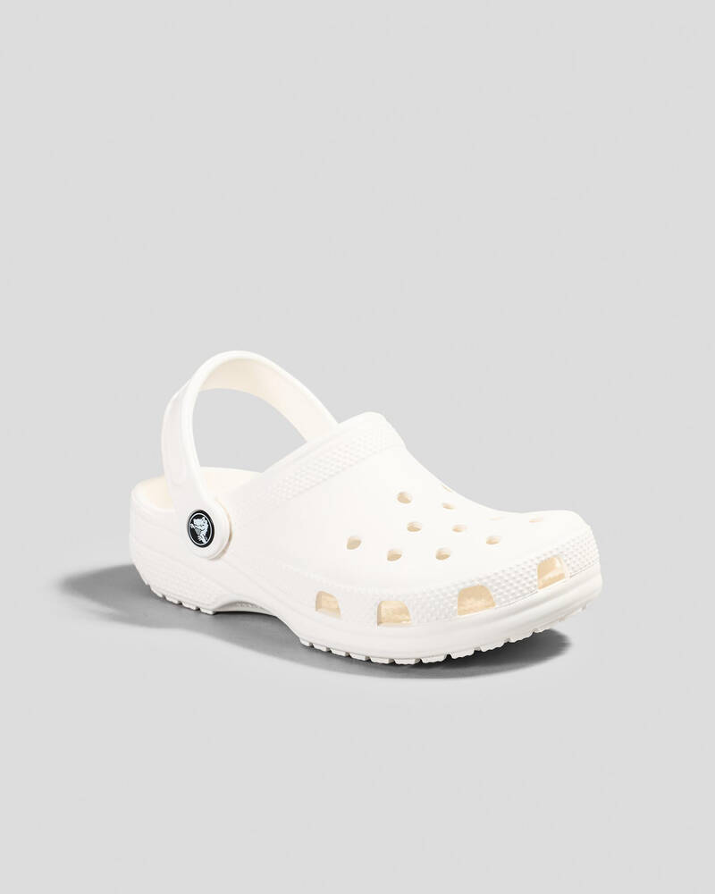 Shop Crocs Kids' Classic Clogs In White - Fast Shipping & Easy Returns ...