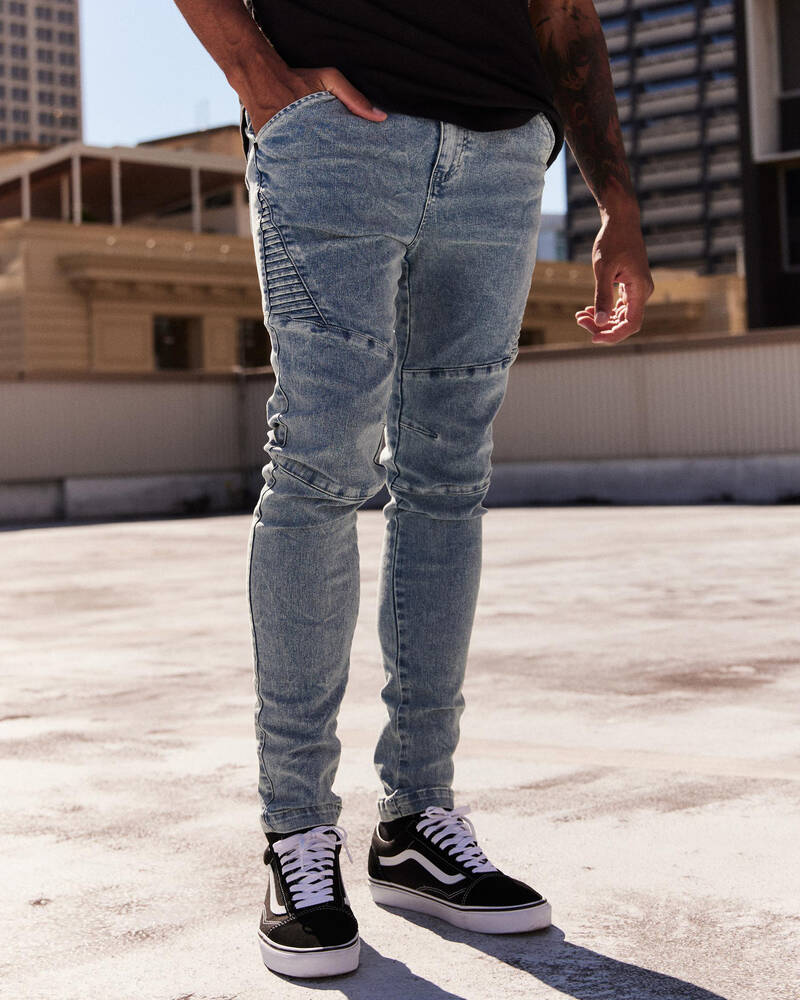 Shop Lucid Structure Jeans In Blue - Fast Shipping & Easy Returns ...