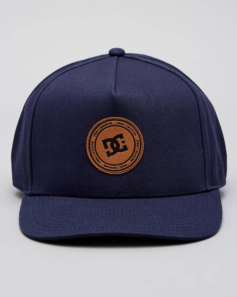 Shop DC Shoes Reynotts 4 Snapback Cap In Black Iris - Fast Shipping ...