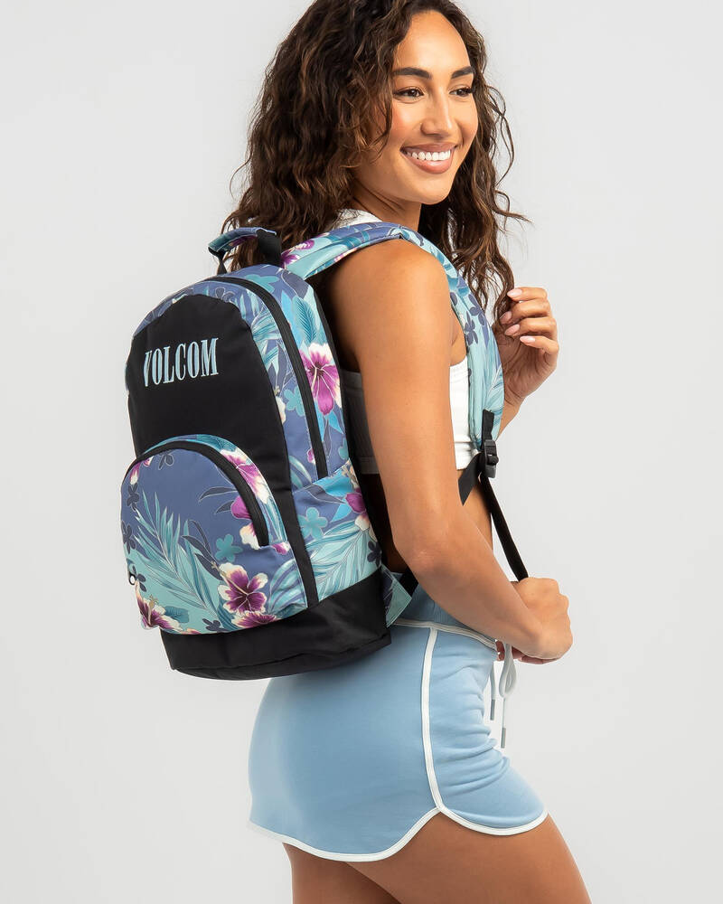 Shop Volcom Patch Attack Retreat Backpack In Glacier Blue - Fast Shipping & Easy Returns - City ...