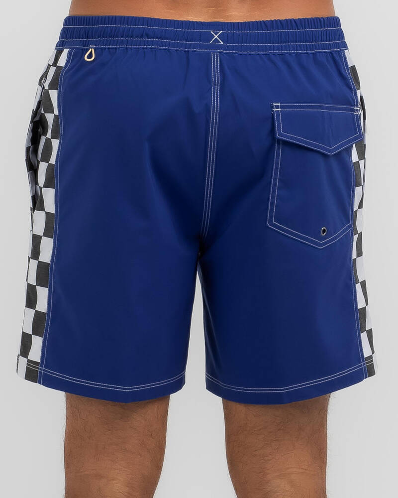 Shop Quiksilver Original Arch Volley In Monaco Blue - Fast Shipping ...