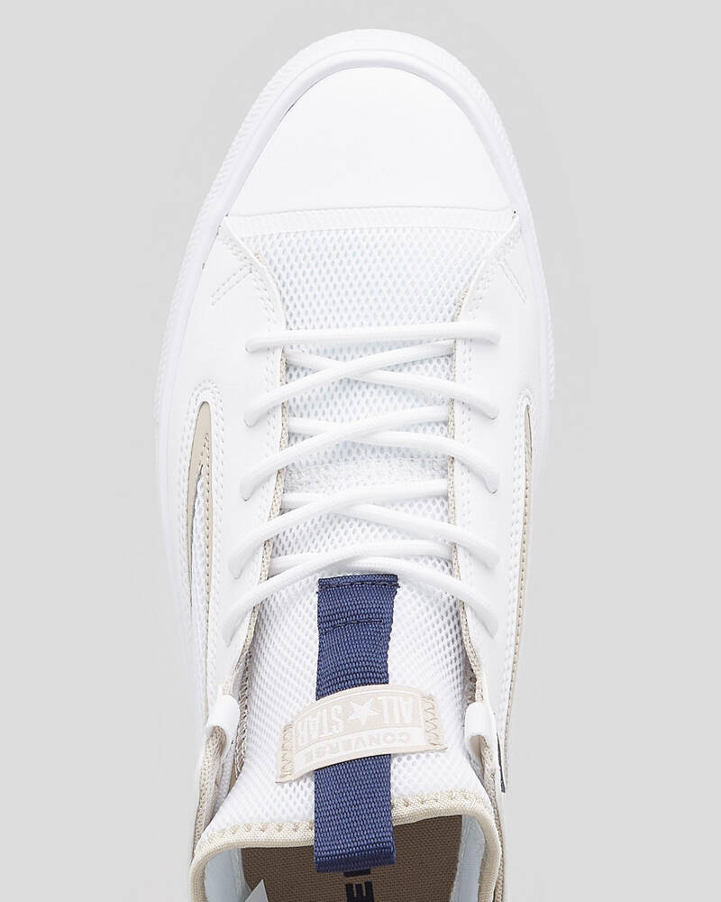 Shop Converse Ultra Surface Fusion Shoes In White/string/midnight Navy ...
