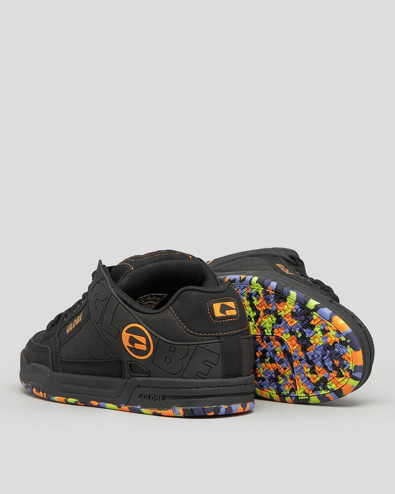 Shop Globe Tilt Shoes In Black/clay/mosaic - Fast Shipping & Easy ...