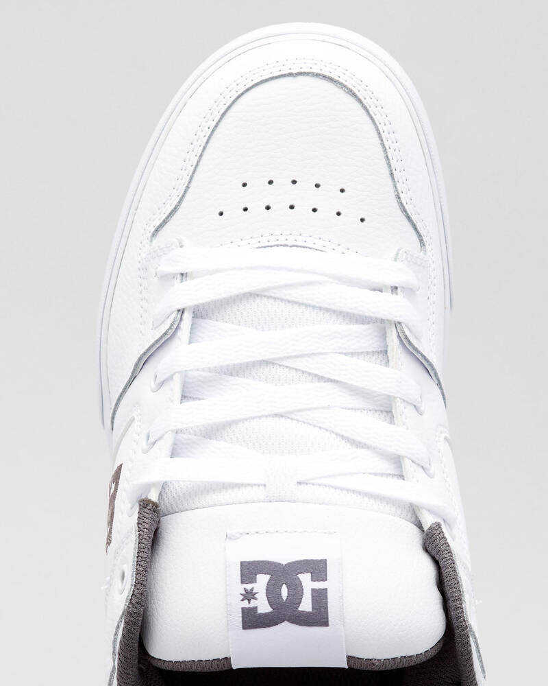 Shop DC Shoes Pure Shoes In White/battleship - Fast Shipping & Easy ...