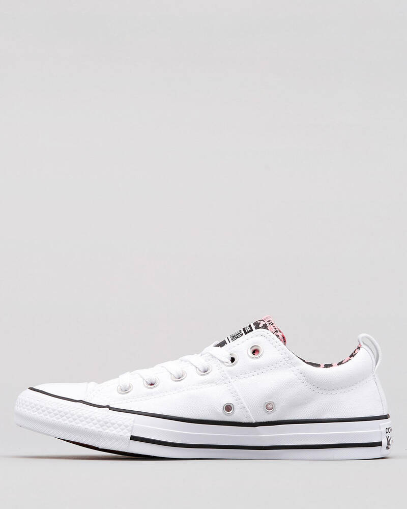 Shop Converse Womens Chuck Taylor All Star Madison Shoes In White/black ...
