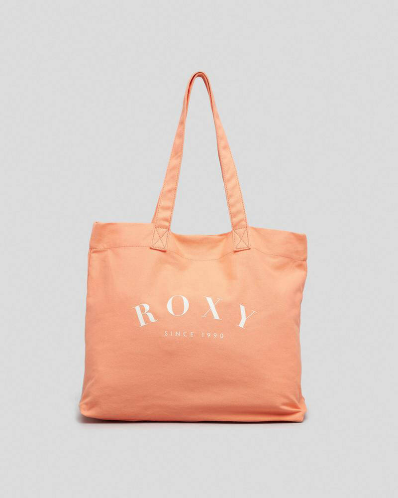 Shop Roxy Go For It Beach Bag In Papaya Punch - Fast Shipping & Easy ...