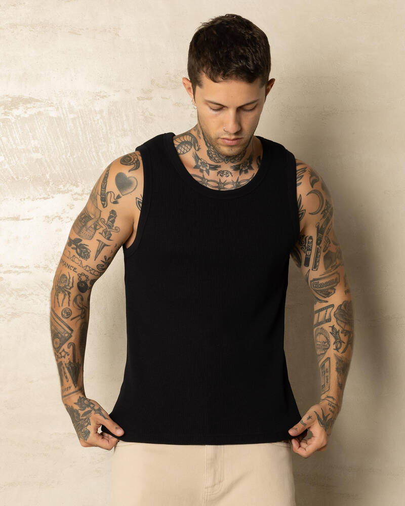 Shop Kiss Chacey Weiza Relaxed Singlet In Black - Fast Shipping & Easy ...