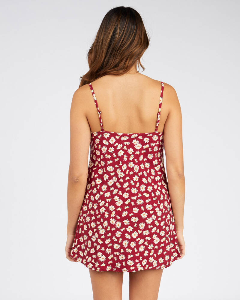 Shop Ava And Ever Alabama Dress In Maroon/white - Fast Shipping & Easy ...