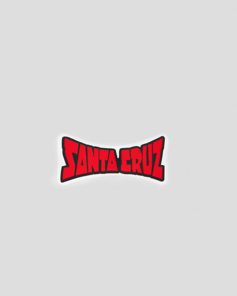 Shop Santa Cruz SC Arch Sticker In Red - Fast Shipping & Easy Returns ...