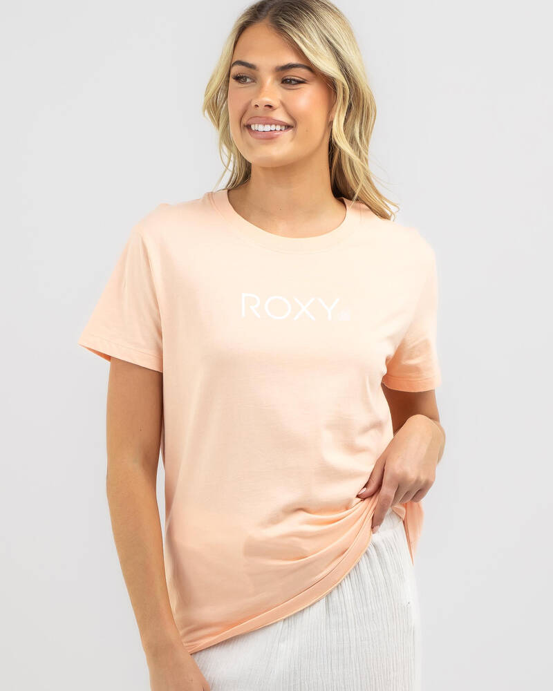 Shop Roxy Ocean Road T-Shirt In Peach Parfait - Fast Shipping & Easy ...